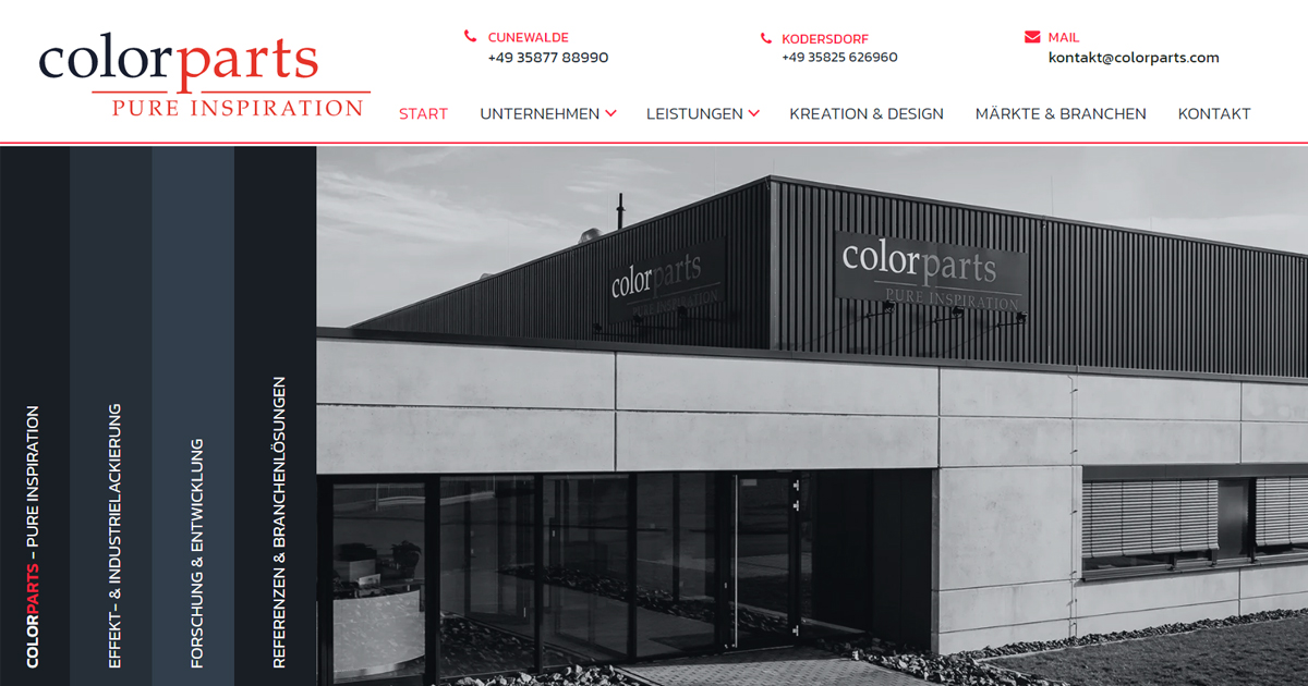 Unternehmen für innovative Industrielackierung 》color parts